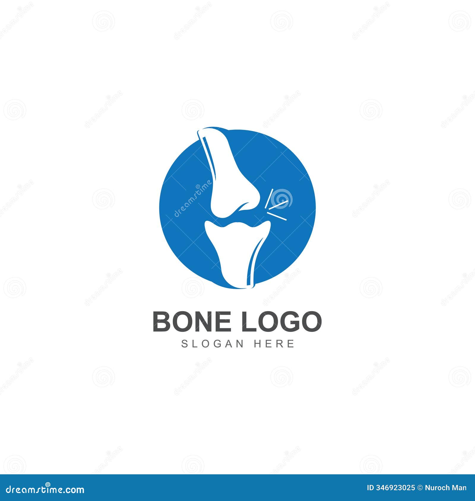 Bone Logo Icon Vector Design Illustration Stock Vector - Illustration ...