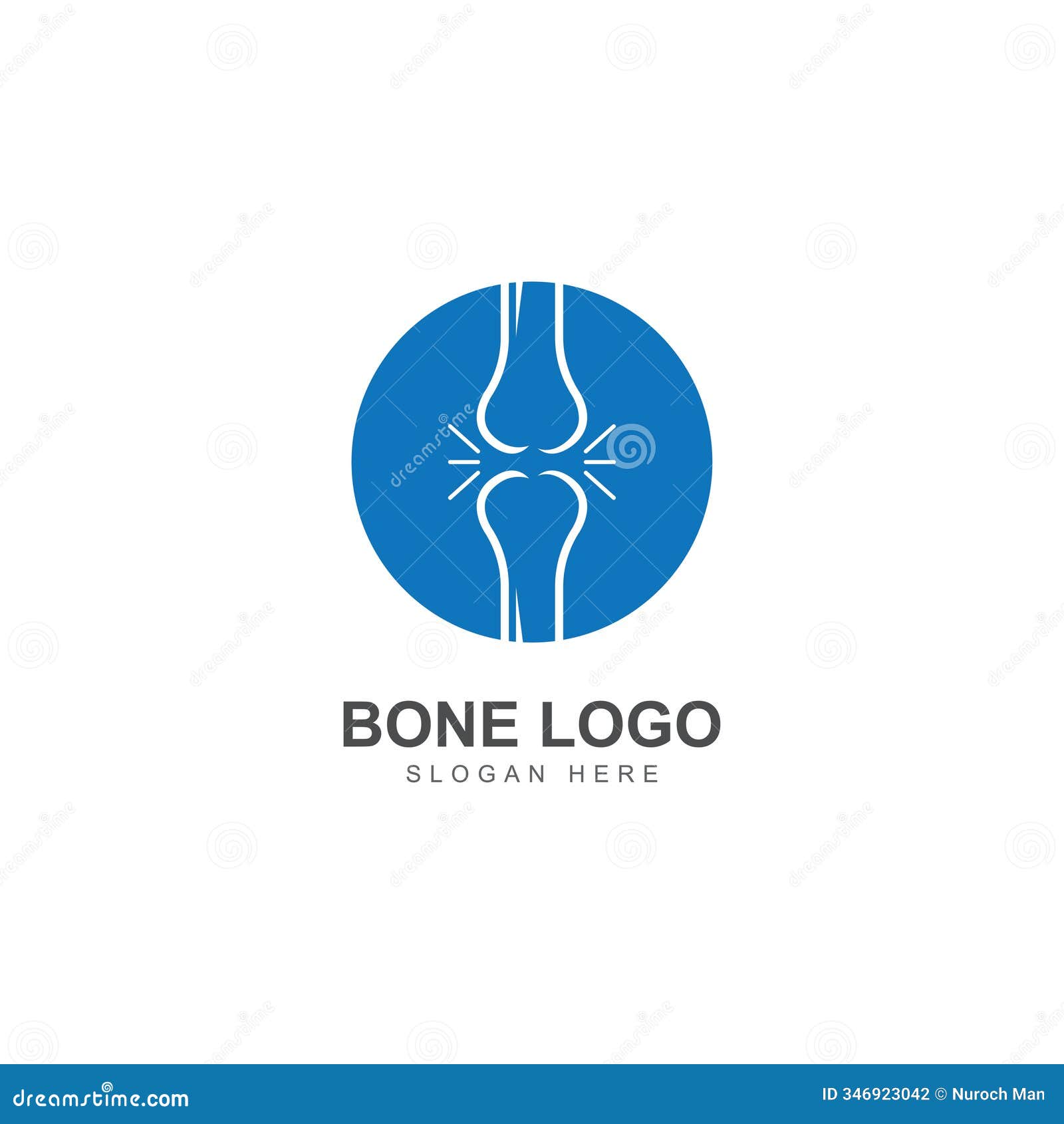 Bone Logo Icon Vector Design Illustration Stock Vector - Illustration ...