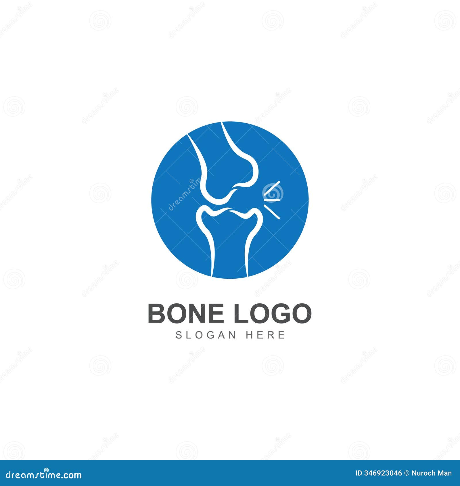 Bone Logo Icon Vector Design Illustration Stock Vector - Illustration ...