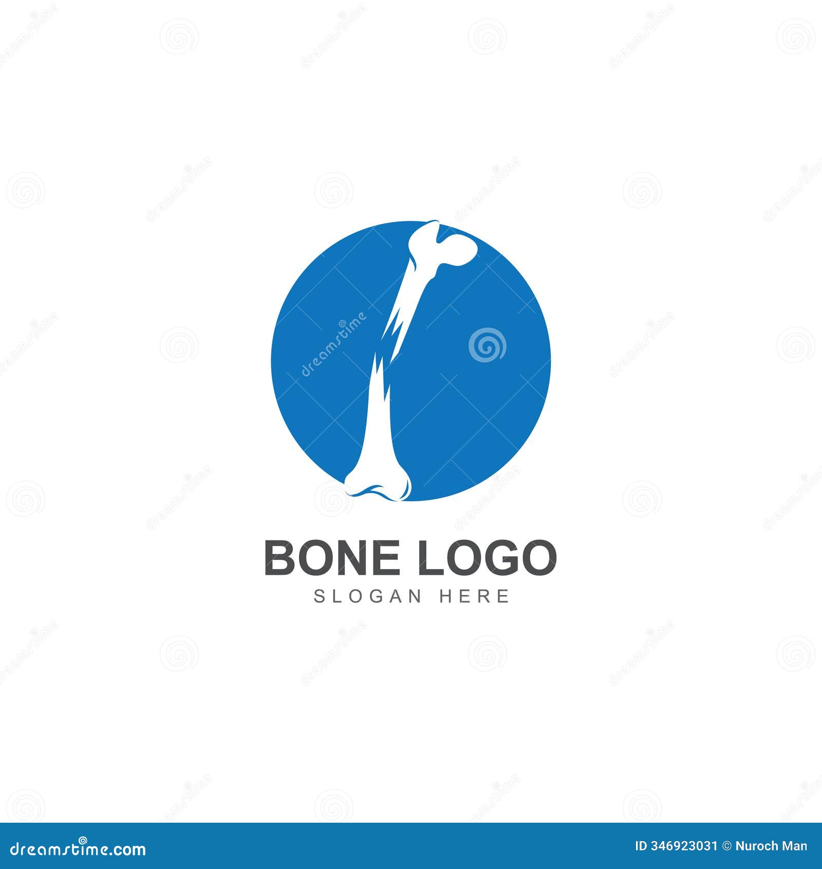 Bone Logo Icon Vector Design Illustration Stock Vector - Illustration ...