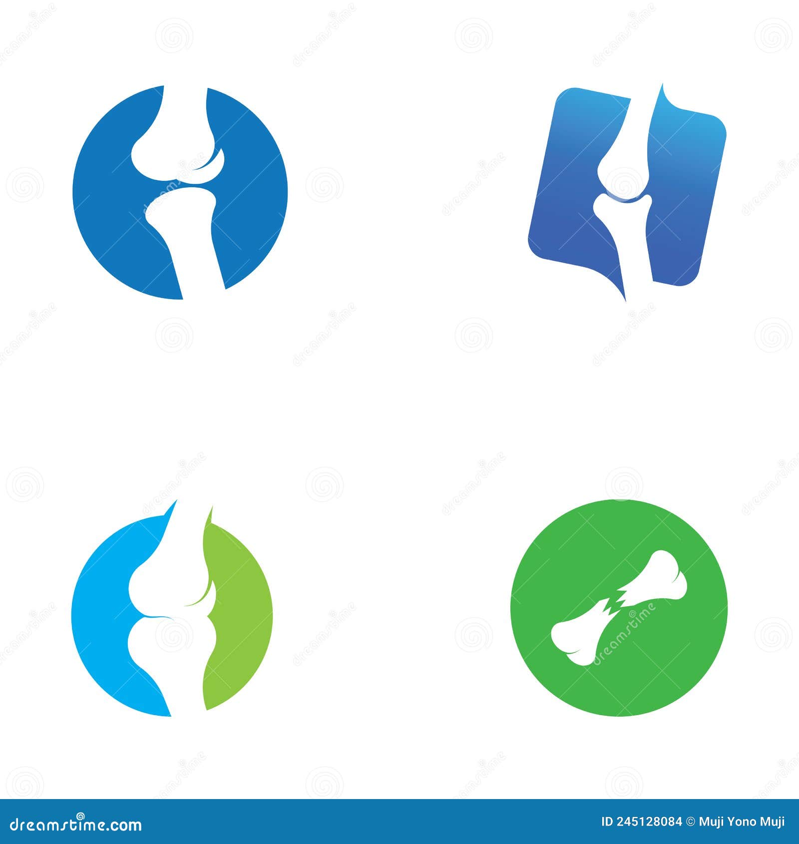 Bone Logo Icon Vector Design Template Illustration Stock Vector ...