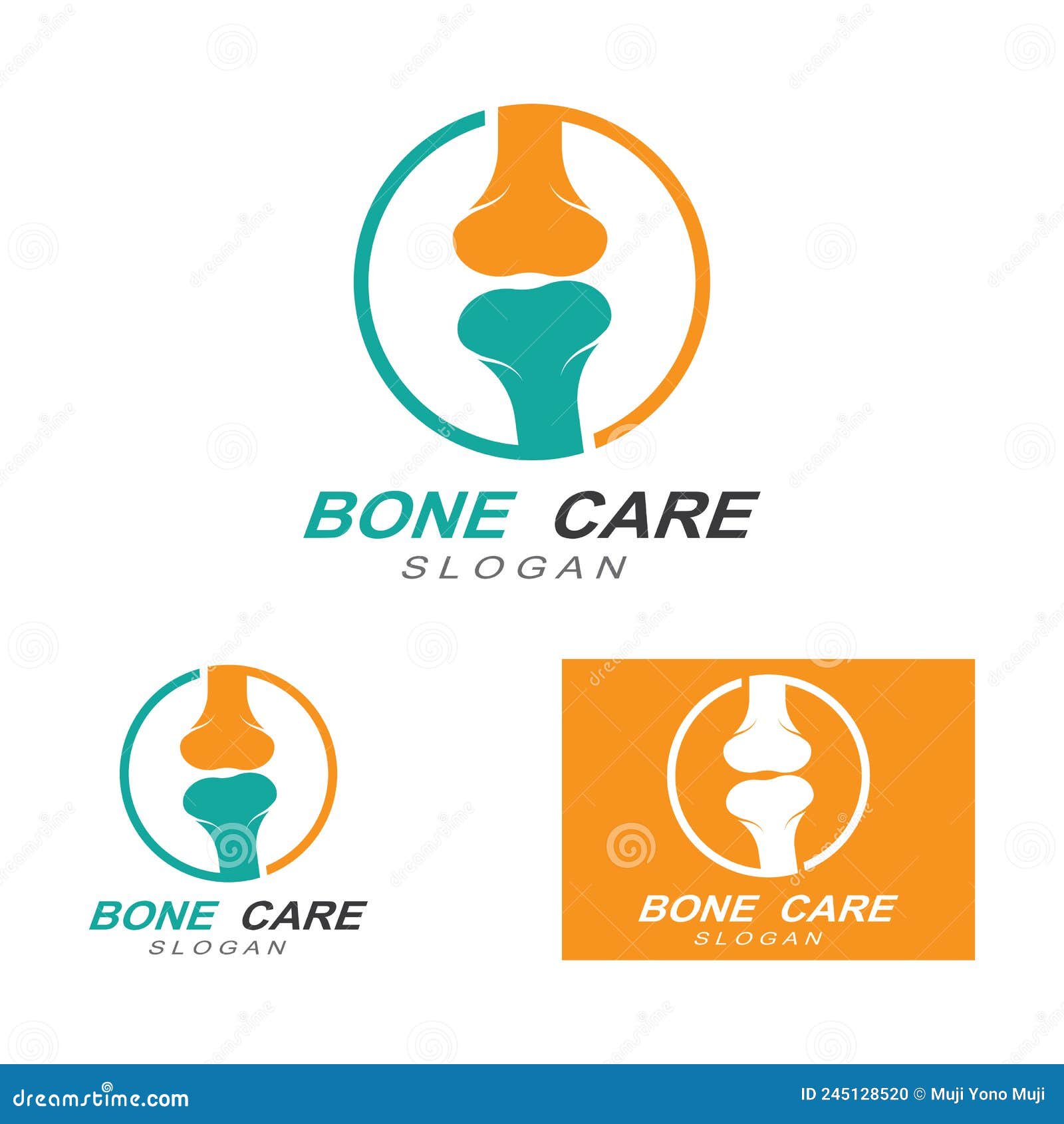 Bone Logo Icon Vector Design Template Illustration Stock Illustration ...
