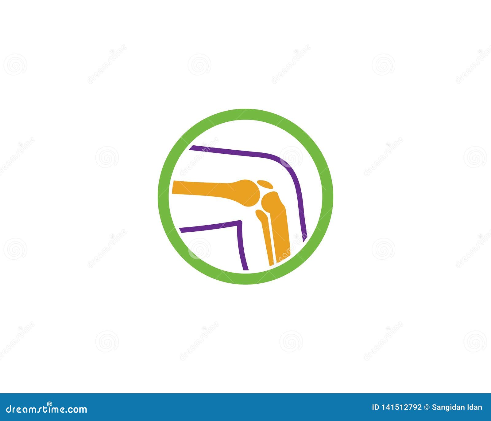 Bone logo vector template stock vector. Illustration of joint - 141512792