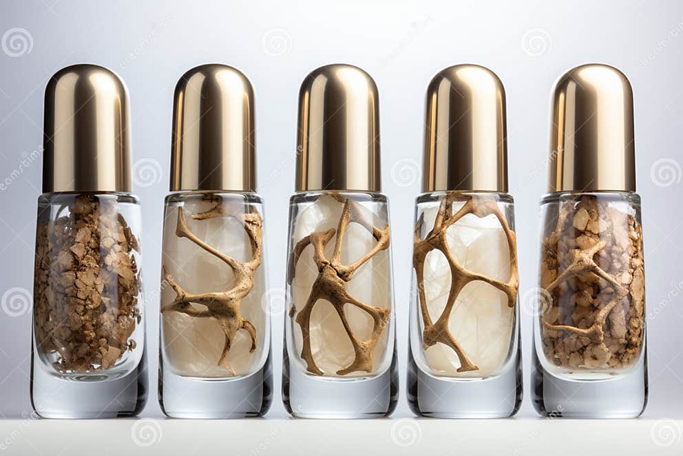 Bone Nails on White Background Stock Illustration - Illustration of ...