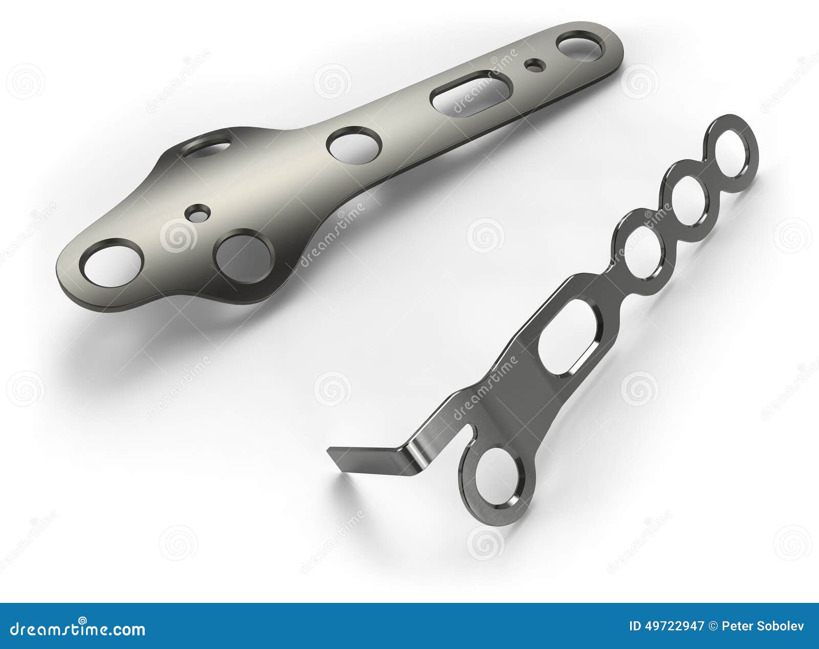 Bone plates stock illustration. Illustration of white - 49722947