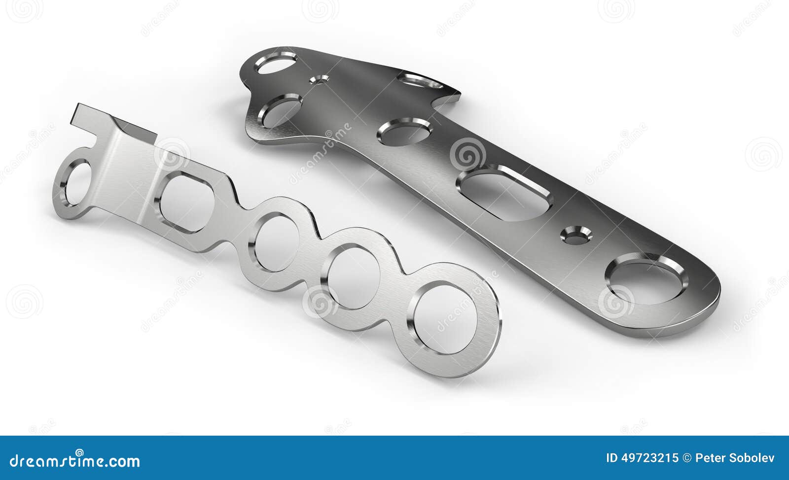 Bone plates stock illustration. Illustration of fixation - 49723215