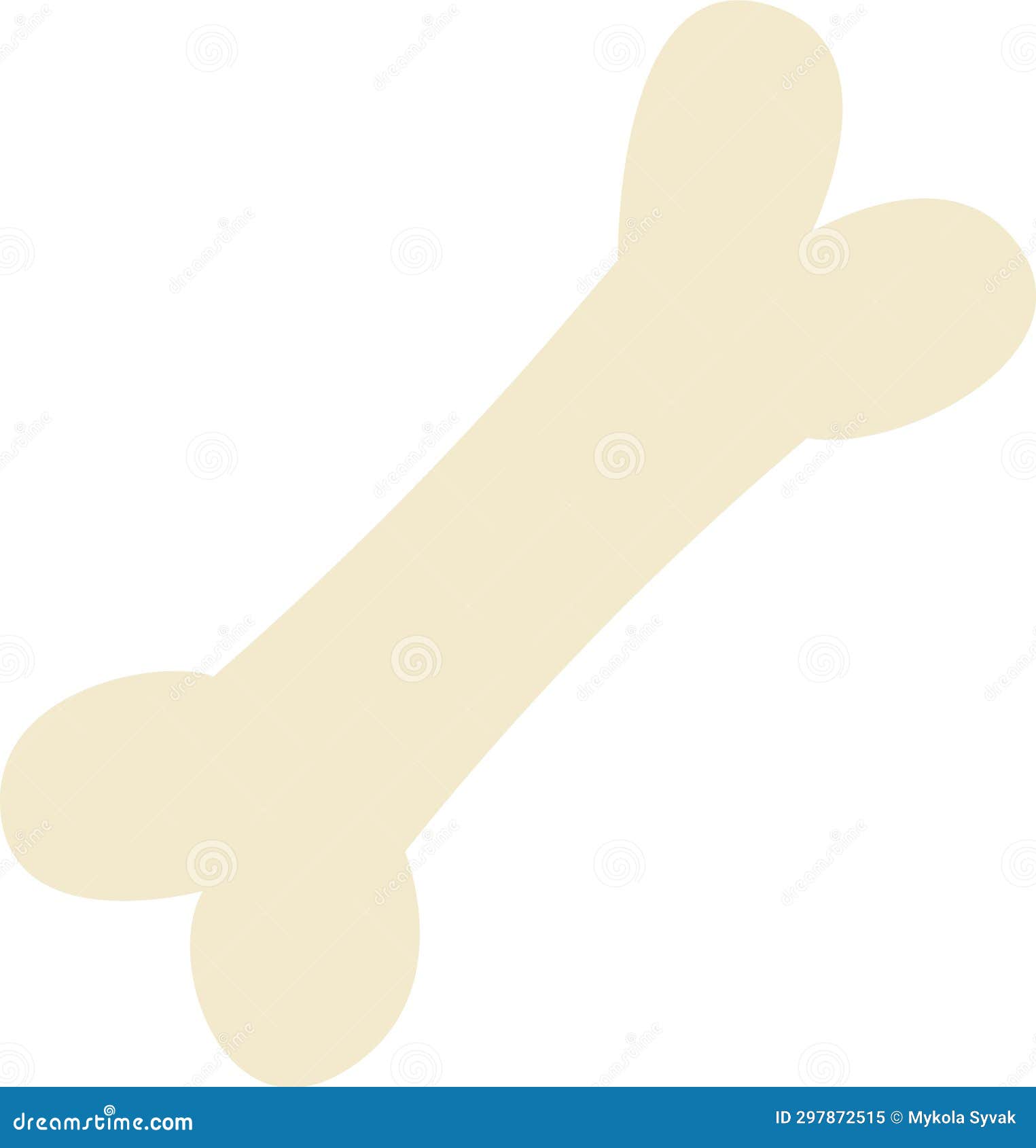 Bone Silhouette Icon stock illustration. Illustration of silhouette ...