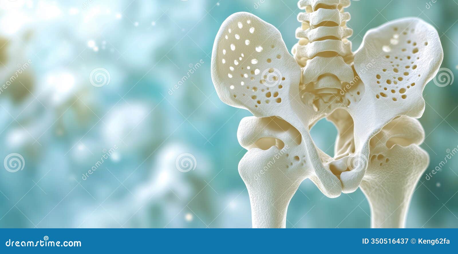 Bone Structure Showcasing Osteoporosis. Vitamin D Deficiency Stock ...