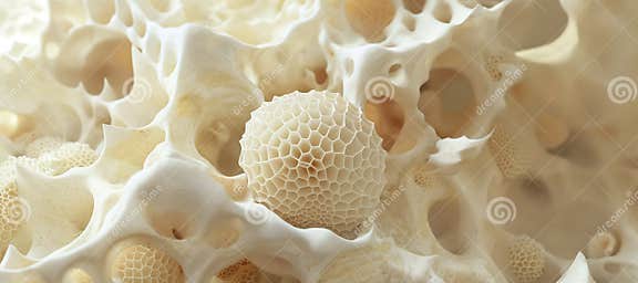 Bone Texture that is Infected with Disease Virus Stock Illustration ...