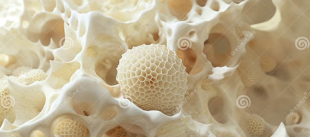 Bone Texture that is Infected with Disease Virus Stock Illustration ...