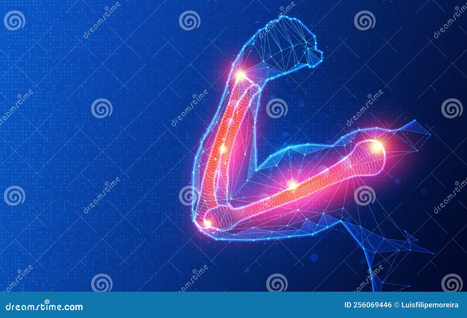 Bone Tissue Closeup Through A Cross Section Of A Bone - 3D Rendering ...