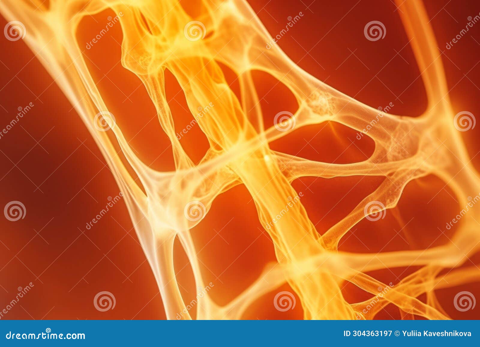 Bone Tissue Human Skeleton Under Microscope Cells Structure Medical ...