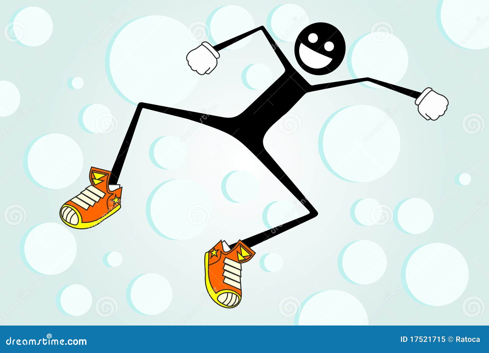 Boneca feliz ilustração do vetor. Ilustração de fundo - 17521715