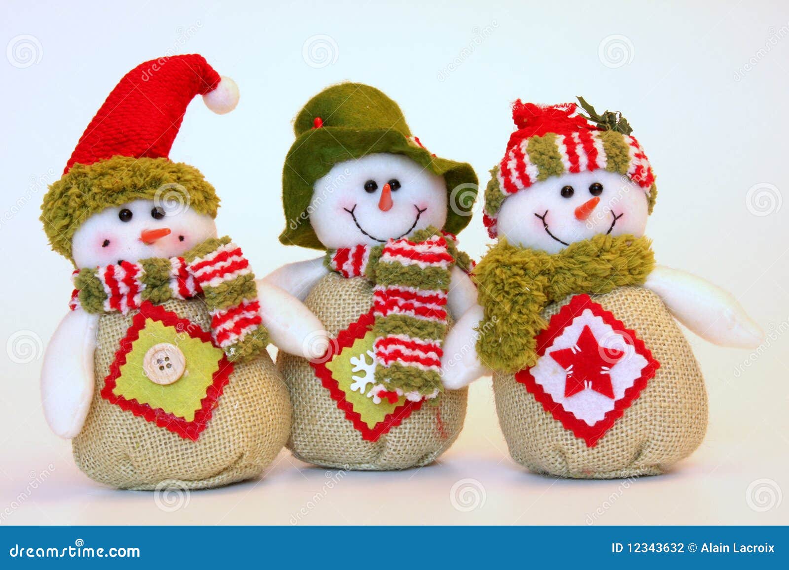 Bonecos De Neve Do Natal Feliz Foto de Stock - Imagem de presente ...