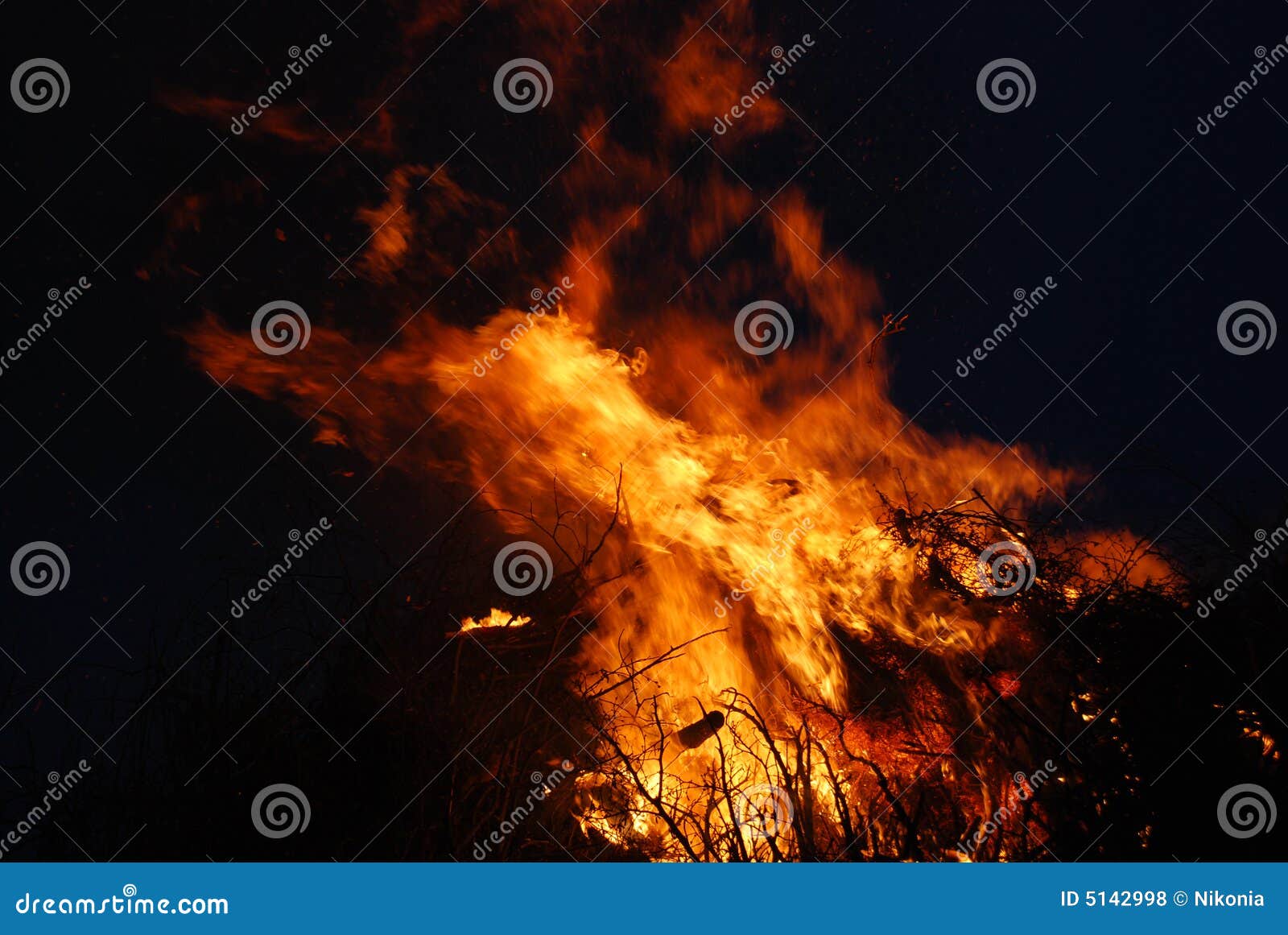 Bonefire stock photo. Image of vallentuna, walburga, valborg - 5142998