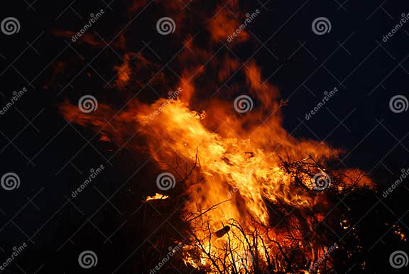 Bonefire stock photo. Image of vallentuna, walburga, valborg - 5142998