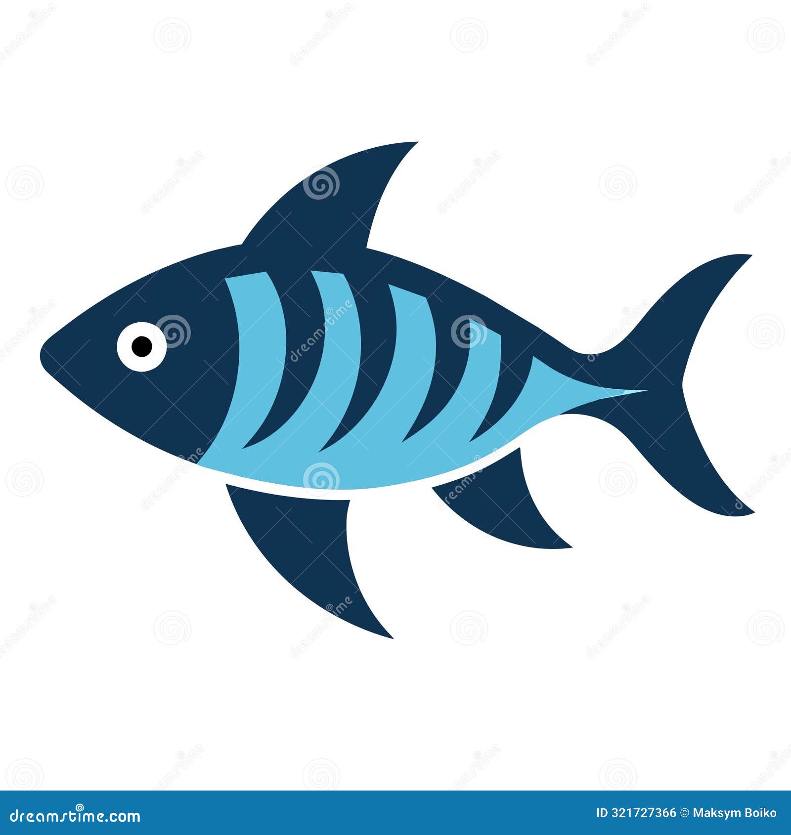Bonefish Fish Cries Icon Vector Illustration Stock Vector ...