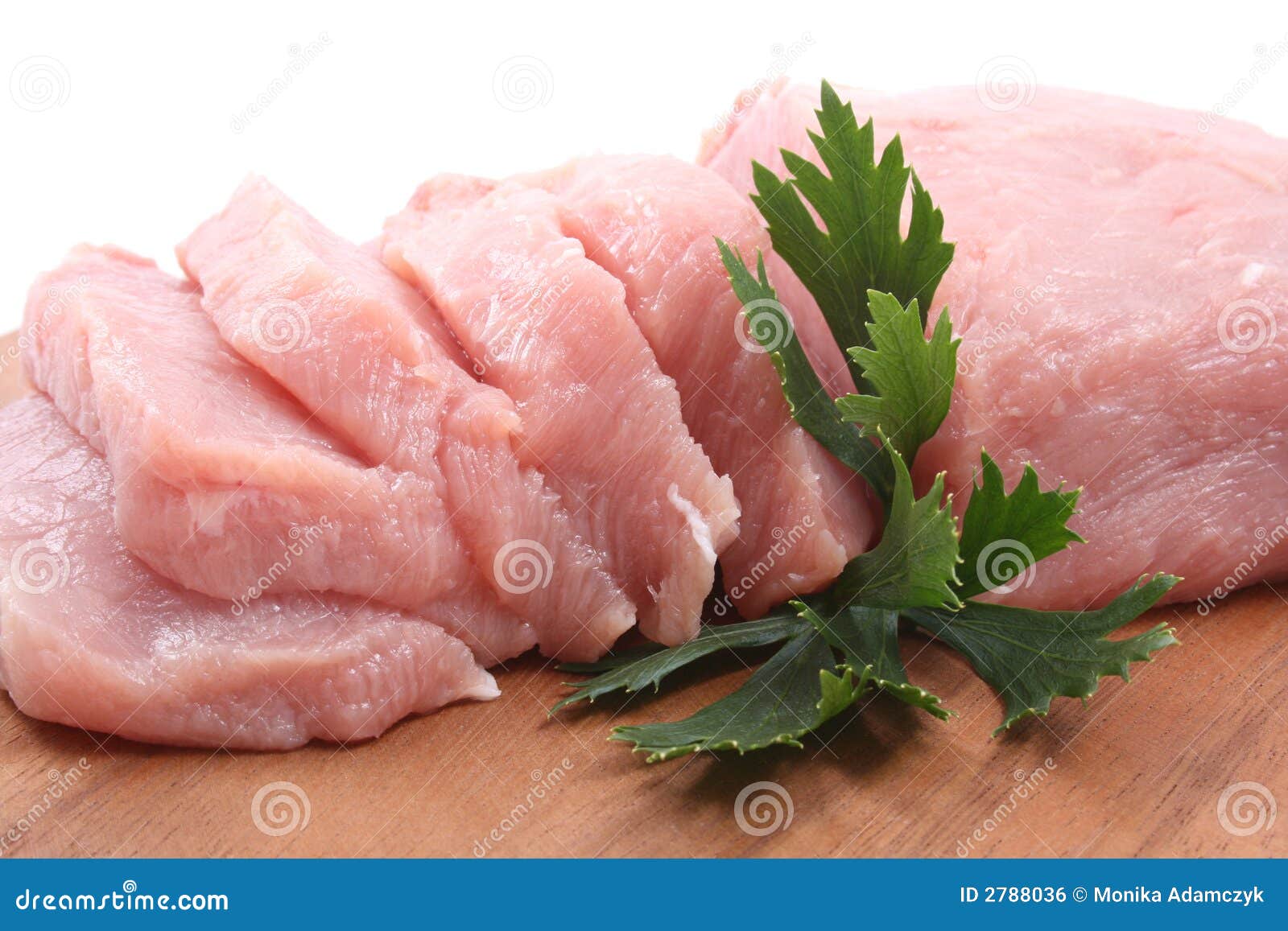 Boneless Pork Loin Joint Tied With String On The Oven Tray, Raw Meat ...