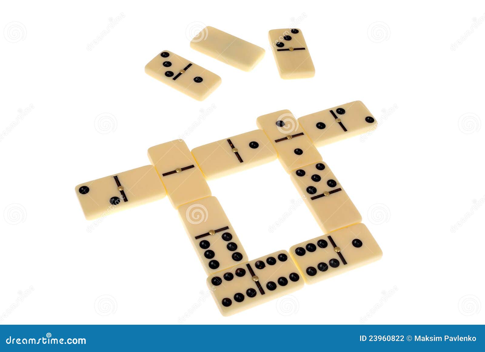 Bones of dominoes stock photo. Image of game, risk, domino - 23960822