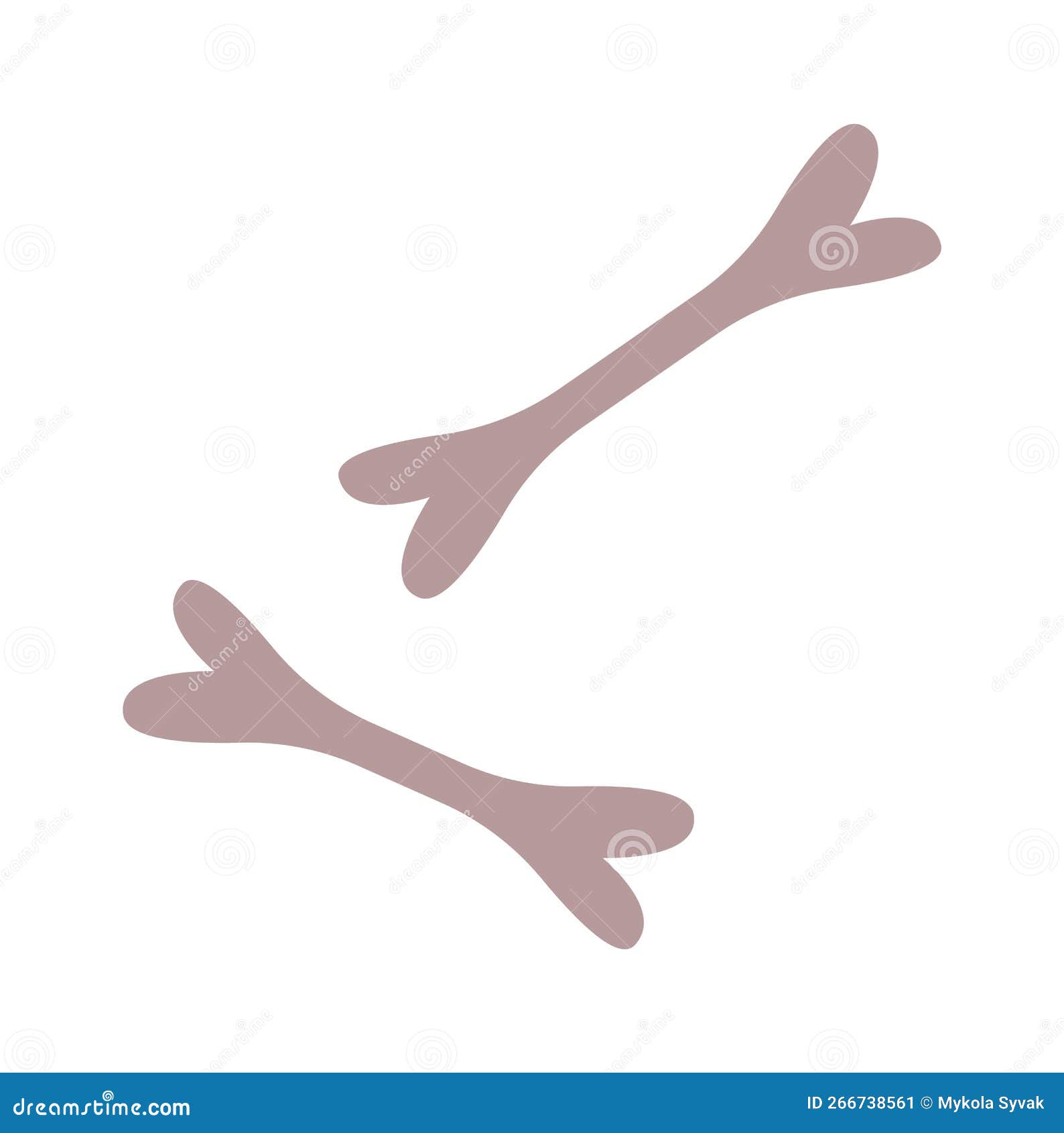 Bones Flat Icon Skeleton Magic Arts Stock Vector - Illustration of ...