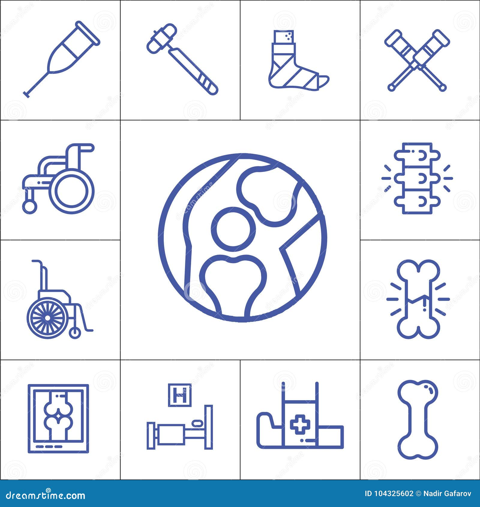 Hospital Traumatology Room Vector Illustration, Cartoon Trauma Surgery ...