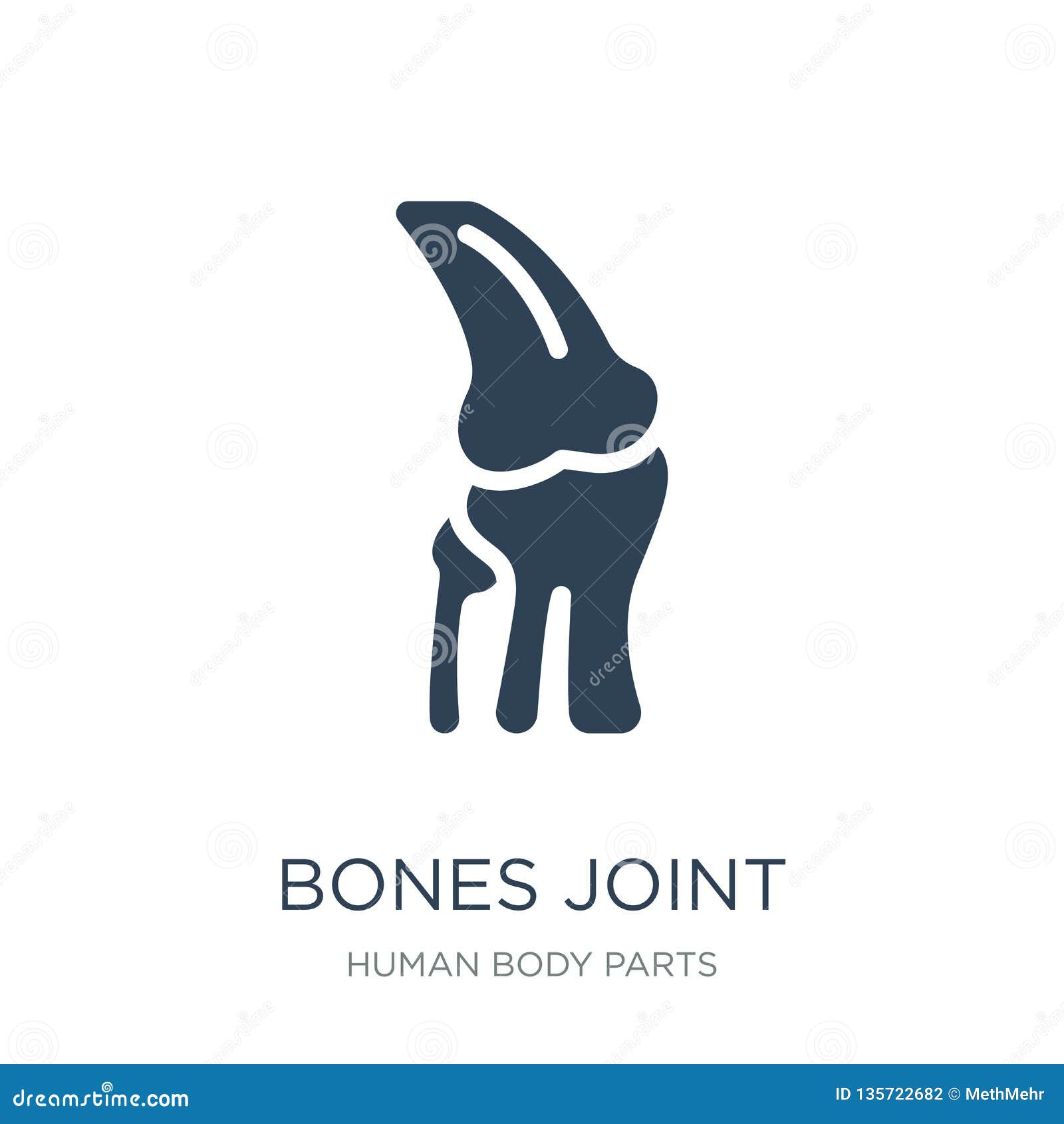 Bones Joint Icon. Thin Linear Bones Joint Outline Icon Isolated On ...