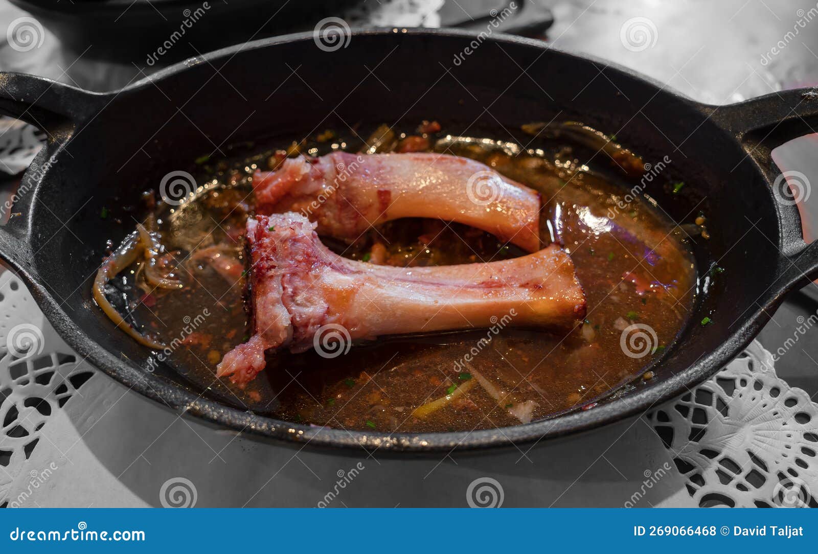 Bones of pork shank stock photo. Image of specialty - 269066468