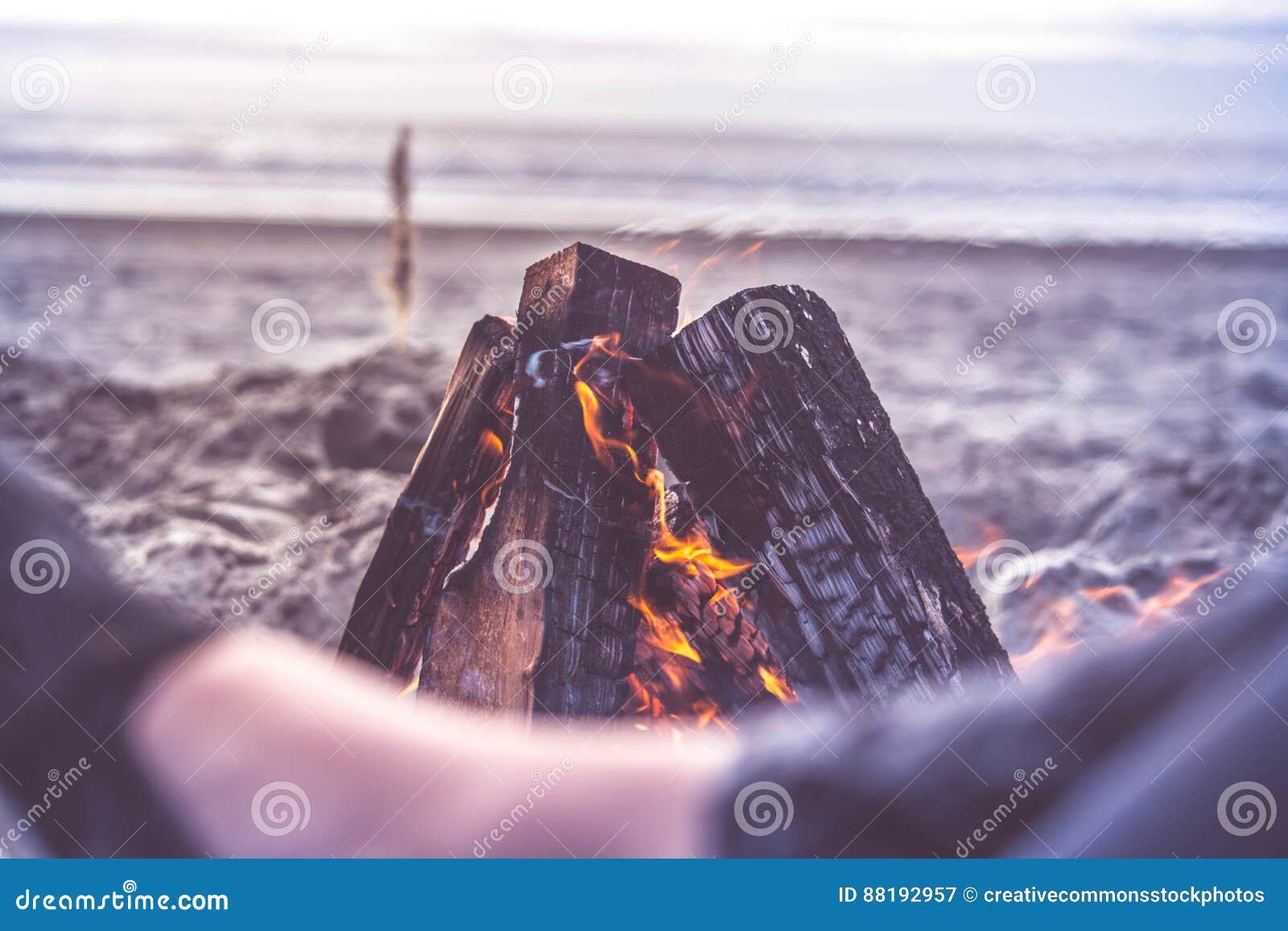 Bonfire On Beach Picture. Image: 88192957
