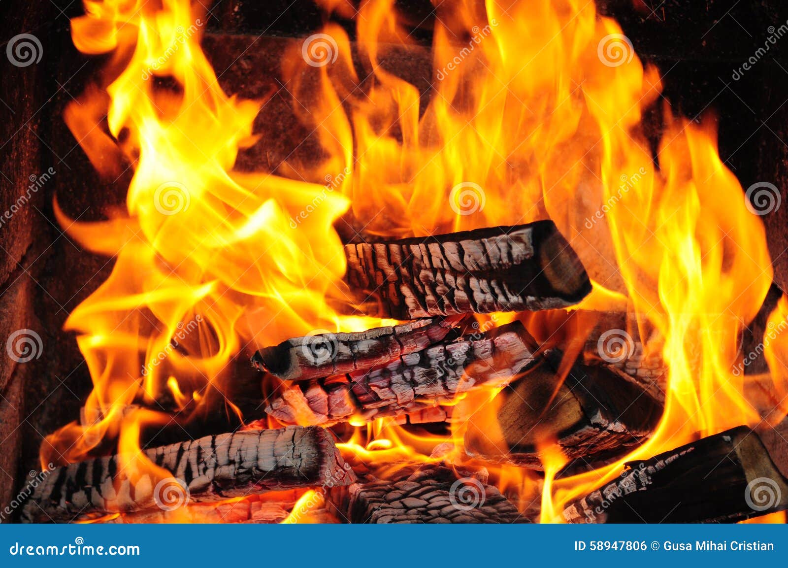 Bonfire, campfire, fire stock photo. Image of exploding - 58947806