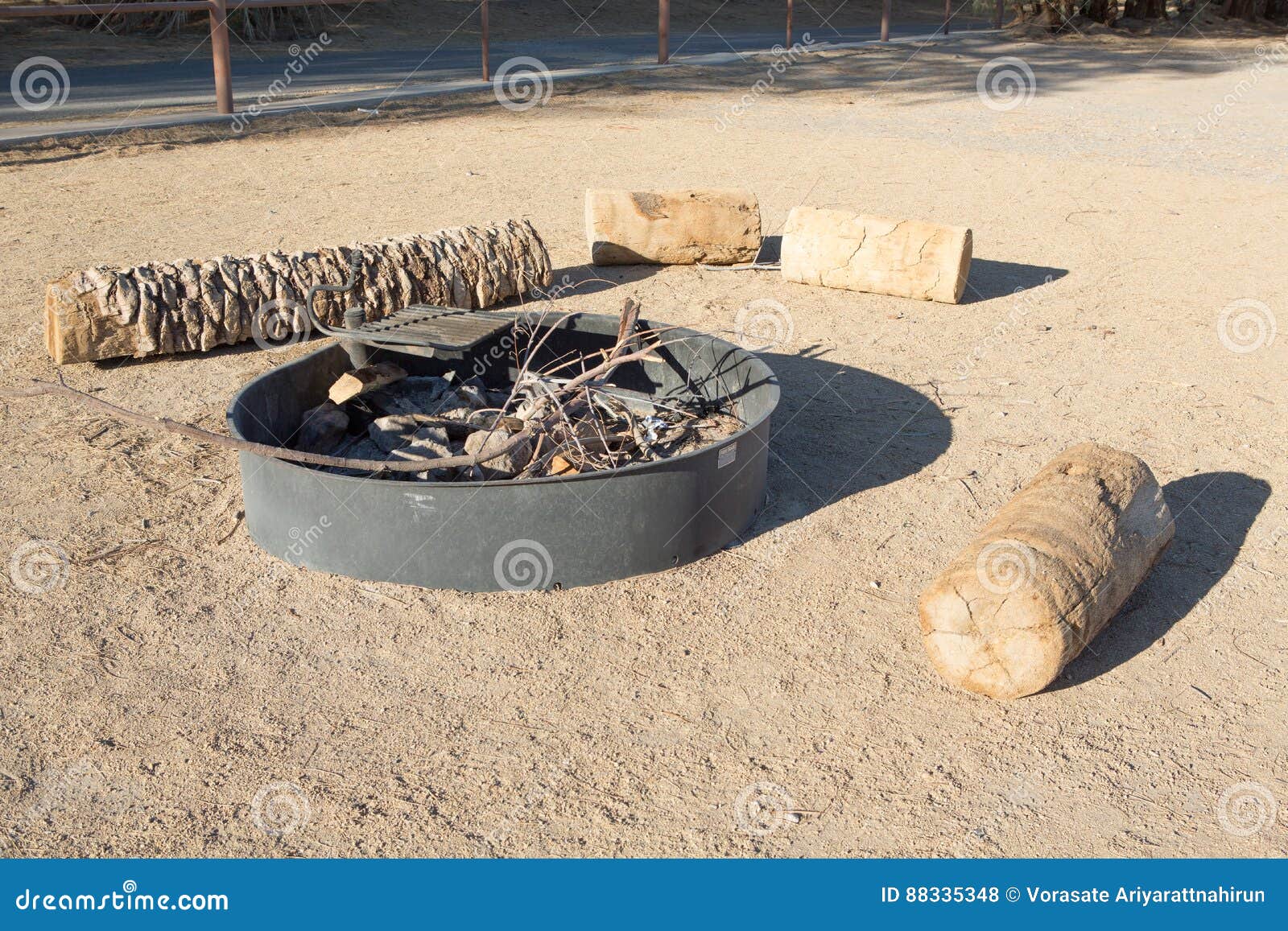 Bonfire . Campfire in Nature. Stock Photo - Image of camp, nature: 88335348