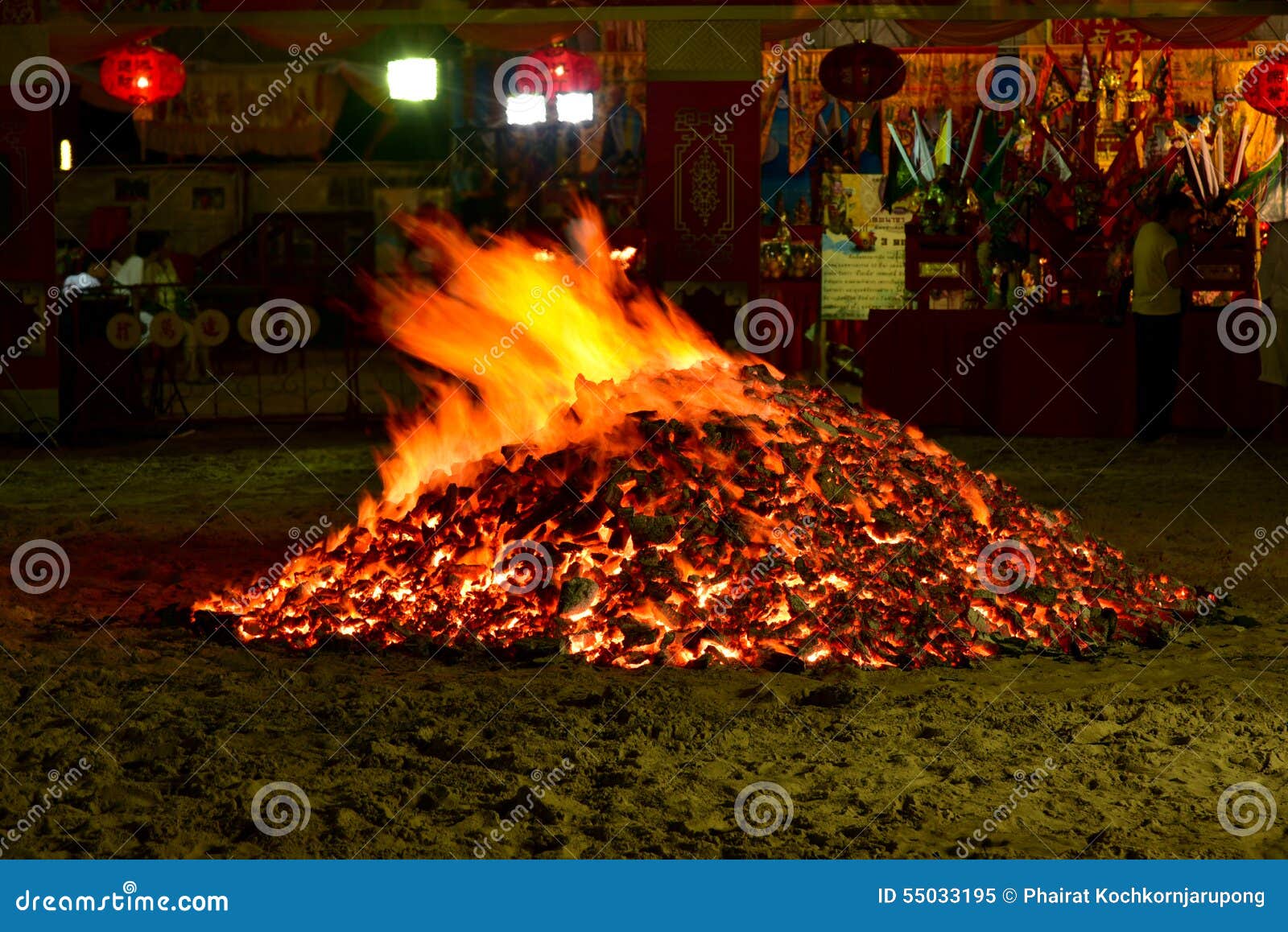 Bonfire stock image. Image of ceremonial, flare, ceremony - 55033195