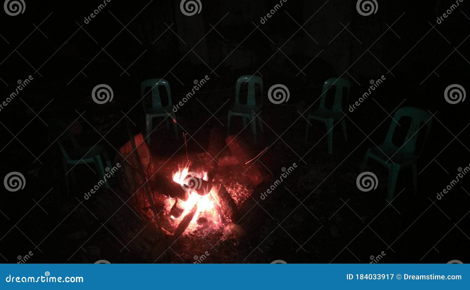 Bonfire Fire Jamming Bonding Warm Stock Image - Image of fire, jamming ...