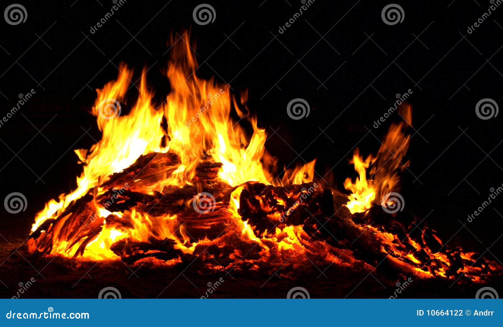 Bonfire flames stock photo. Image of design, background - 10664122