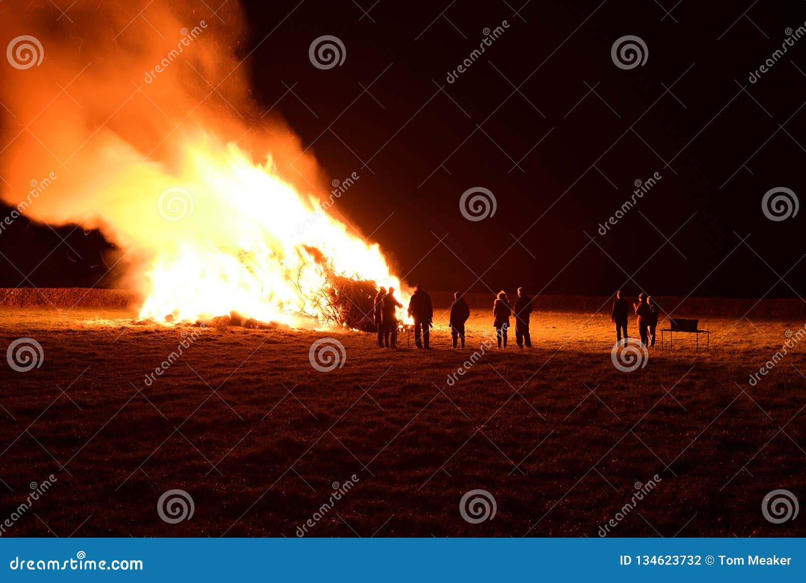 Bonfire stock photo. Image of time, warmth, outdoors - 134623732