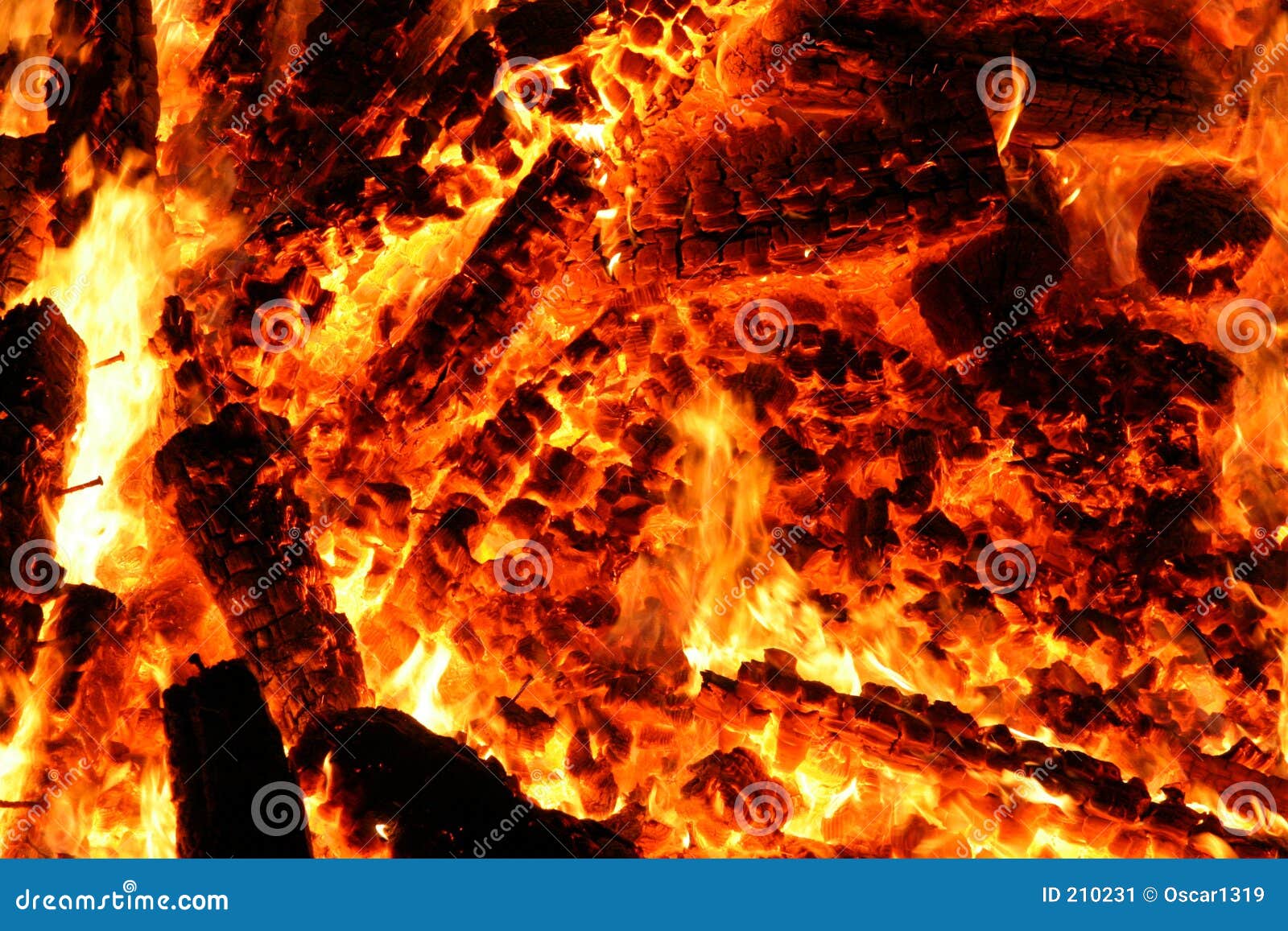 Bonfire heat stock image. Image of hell, burn, heat, flames - 210231