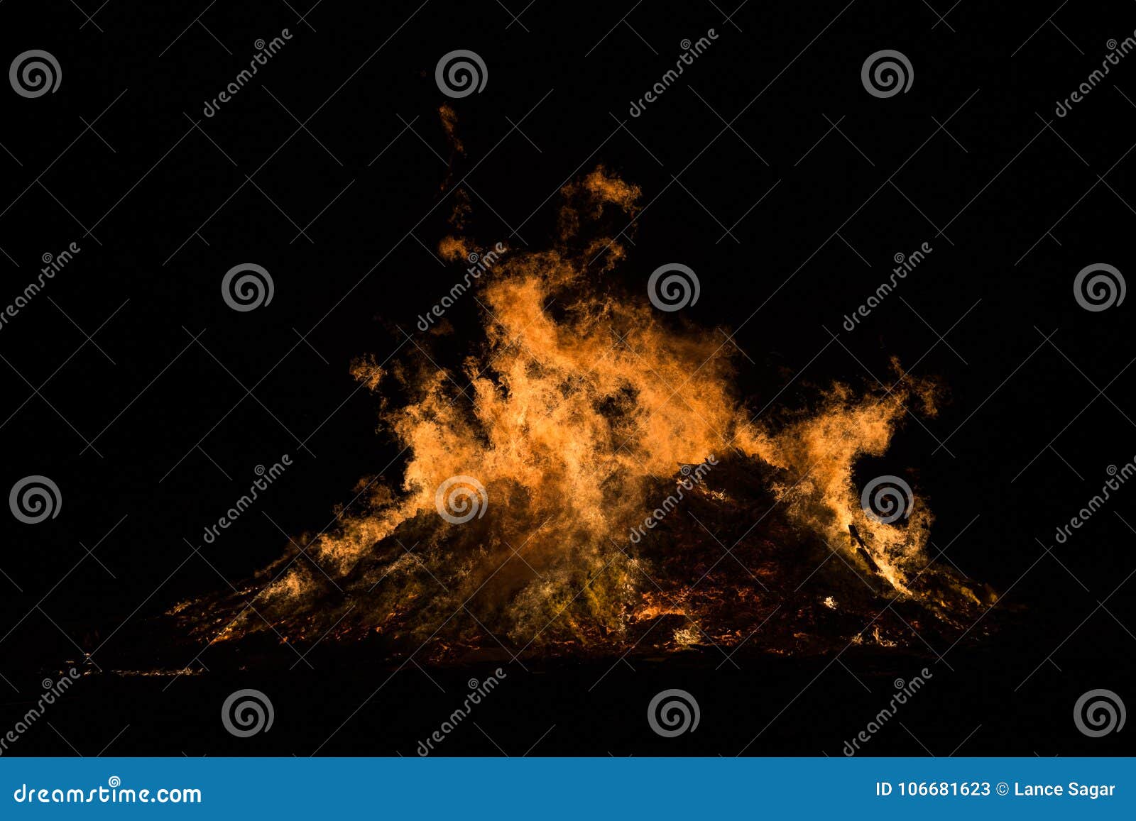 Bonfire stock image. Image of fast, incendiary, raging - 106681623