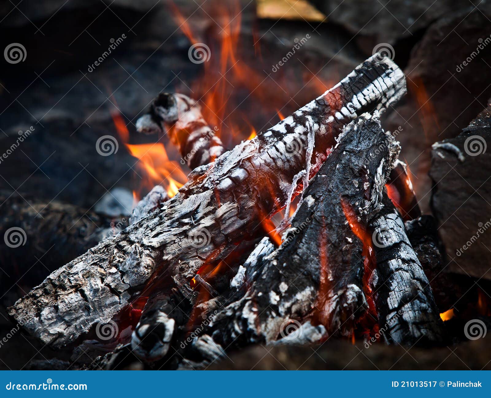 Bonfire. Hot Coals stock image. Image of warm, combustion - 21013517