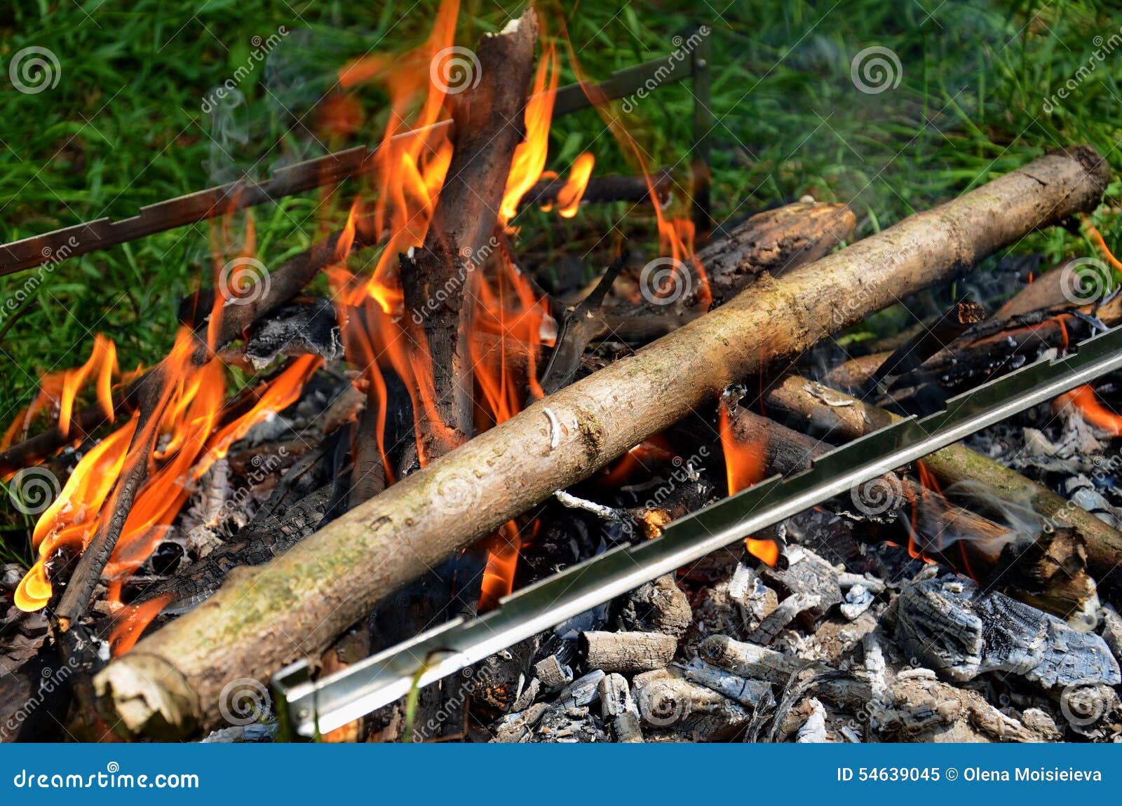 The bonfire stock image. Image of evening, burn, fiery - 54639045