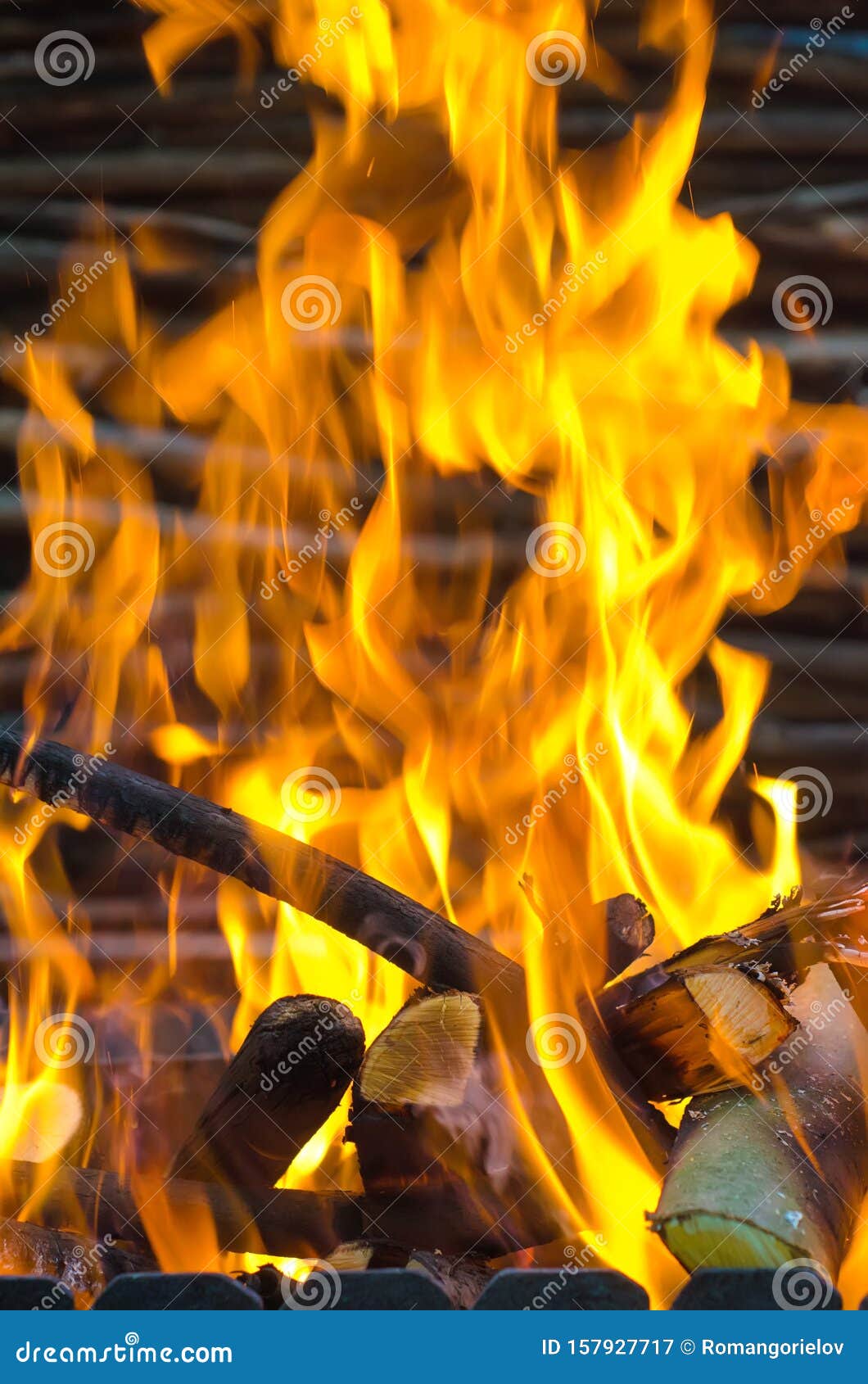 Bonfire light stock image. Image of bonfire, light, flames - 157927717
