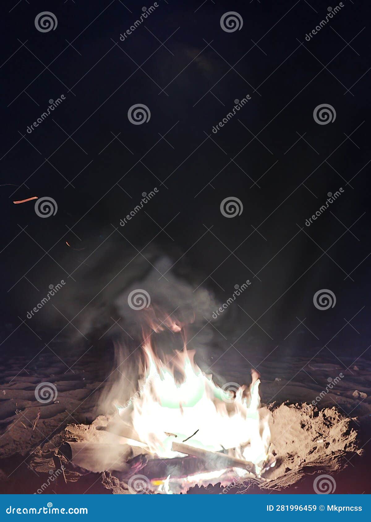 Bonfire Located at Palauig Zambales Stock Image - Image of palauig ...
