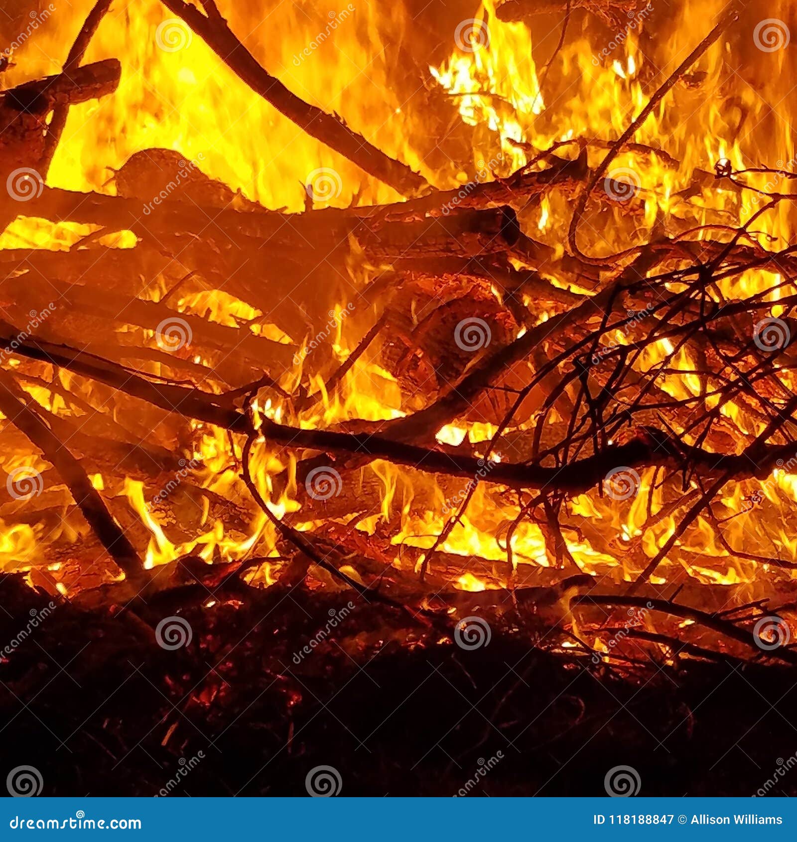 Bonfire up close stock image. Image of orange, beautiful - 118188847