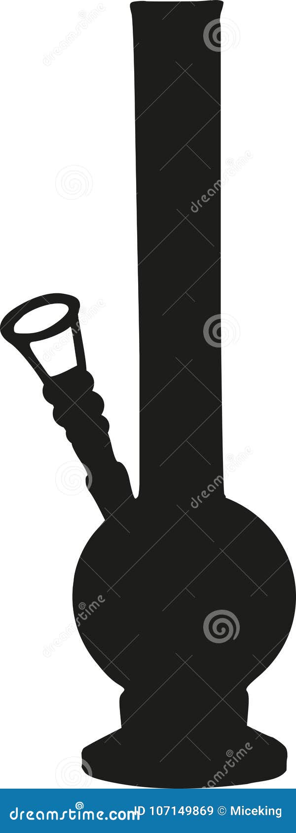 Bong icon stock illustration. Illustration of pipe, symbol - 107149869