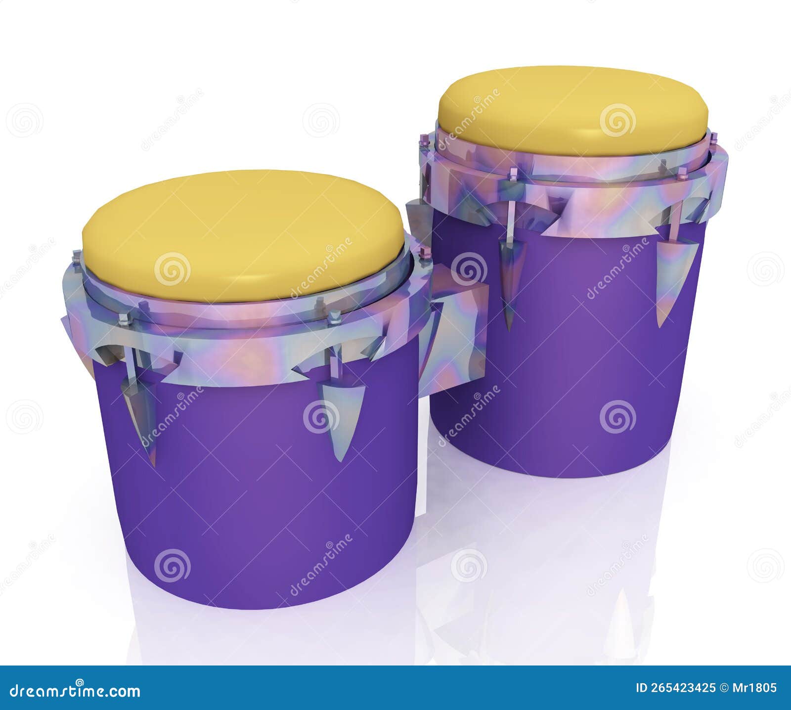 Bongo Drum Cartoon Vector | CartoonDealer.com #43730311