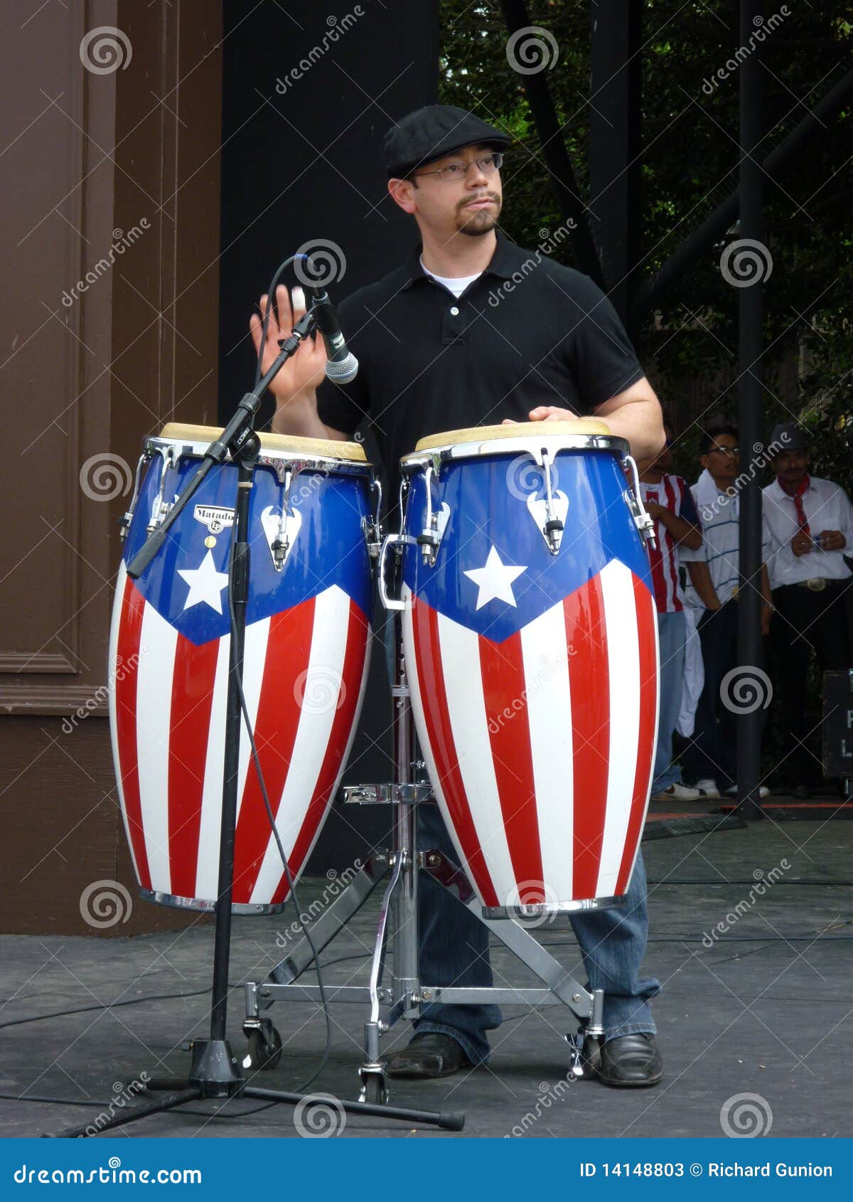 Bongo Drummer editorial stock photo. Image of festival - 14148803