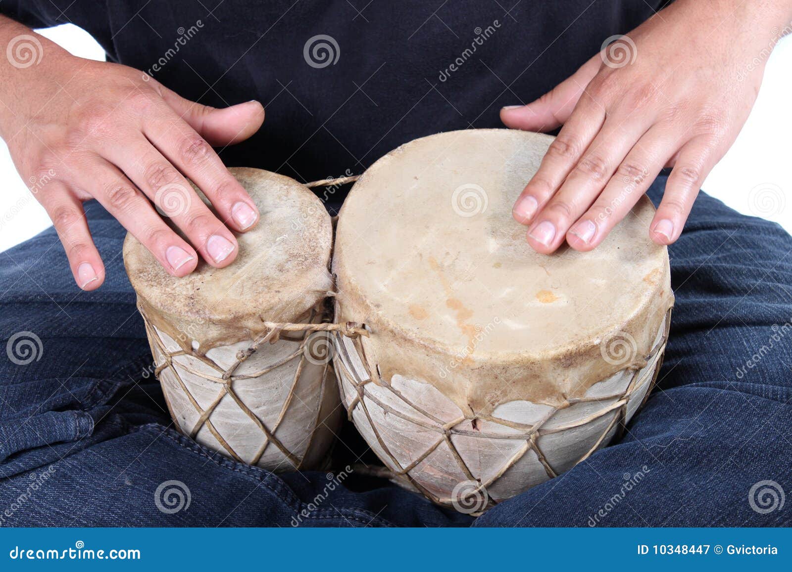 Bongo drumming hands stock image. Image of drumming, beating - 10348447