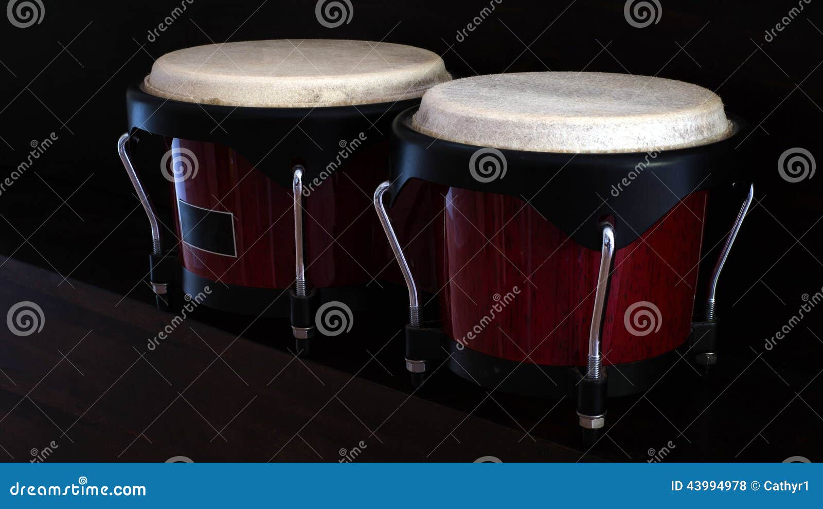 Bongo Drums And Maracas Isolated On White Royalty-Free Stock ...