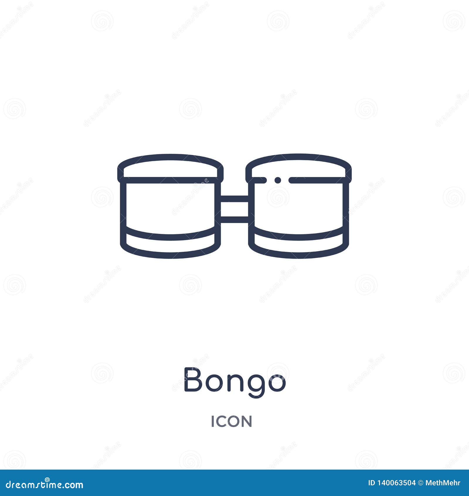 Bongo Icon. Trendy Bongo Logo Concept On White Background From M Vector ...