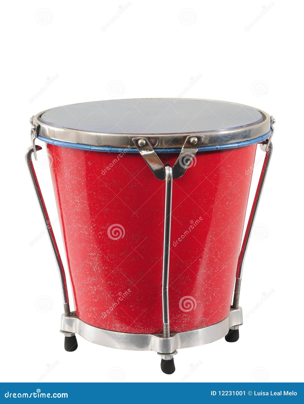 Bongo. isolated stock image. Image of metallic, instrument - 12231001