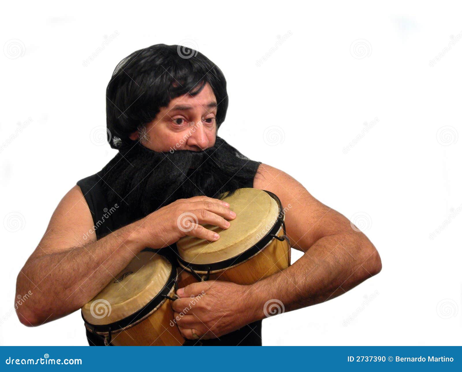 Bongo man stock photo. Image of person, playing, bongos - 2737390