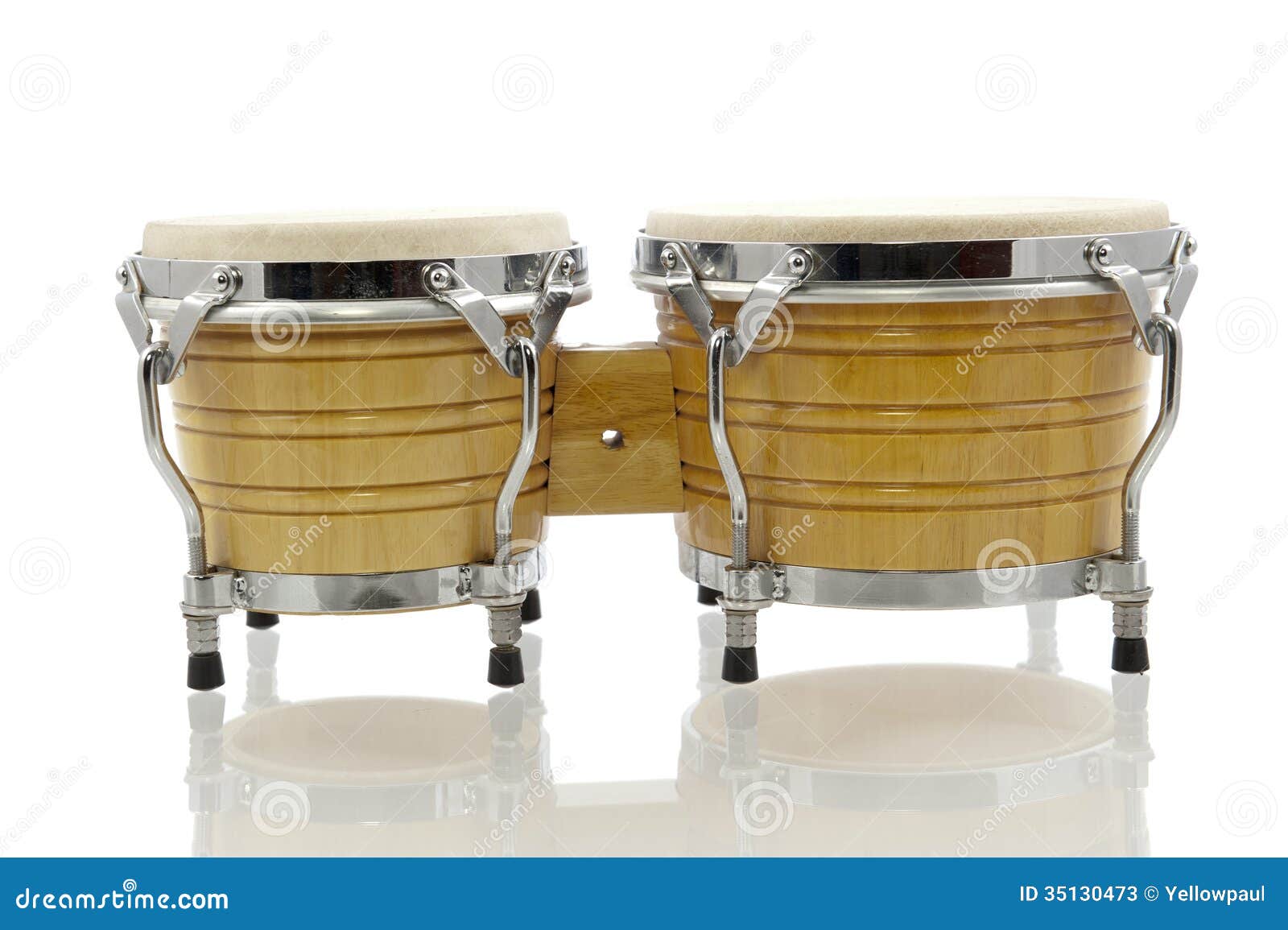 Bongo Set Isolated in White Stock Image - Image of beat, native: 35130473